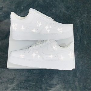 Nike | Shoes | Reflective Star Airforce | Poshmark